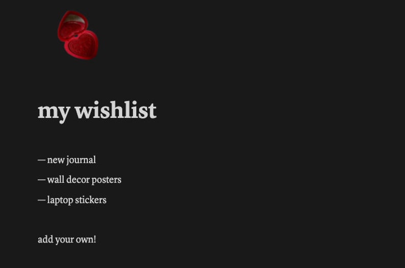 Notion Layout Femme Fatale/dark Red Theme - Etsy