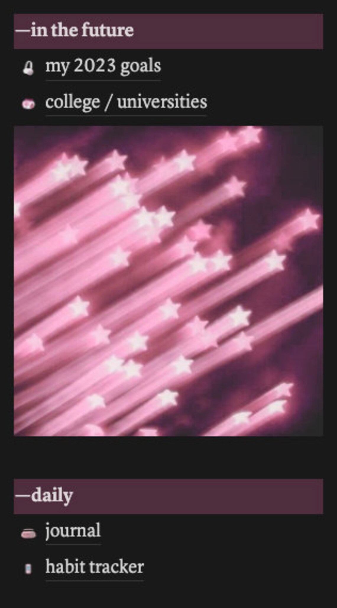 Notion Layout Pink Y2k Theme - Etsy