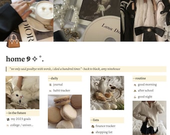 Notion Layout Kawaii Theme - Etsy
