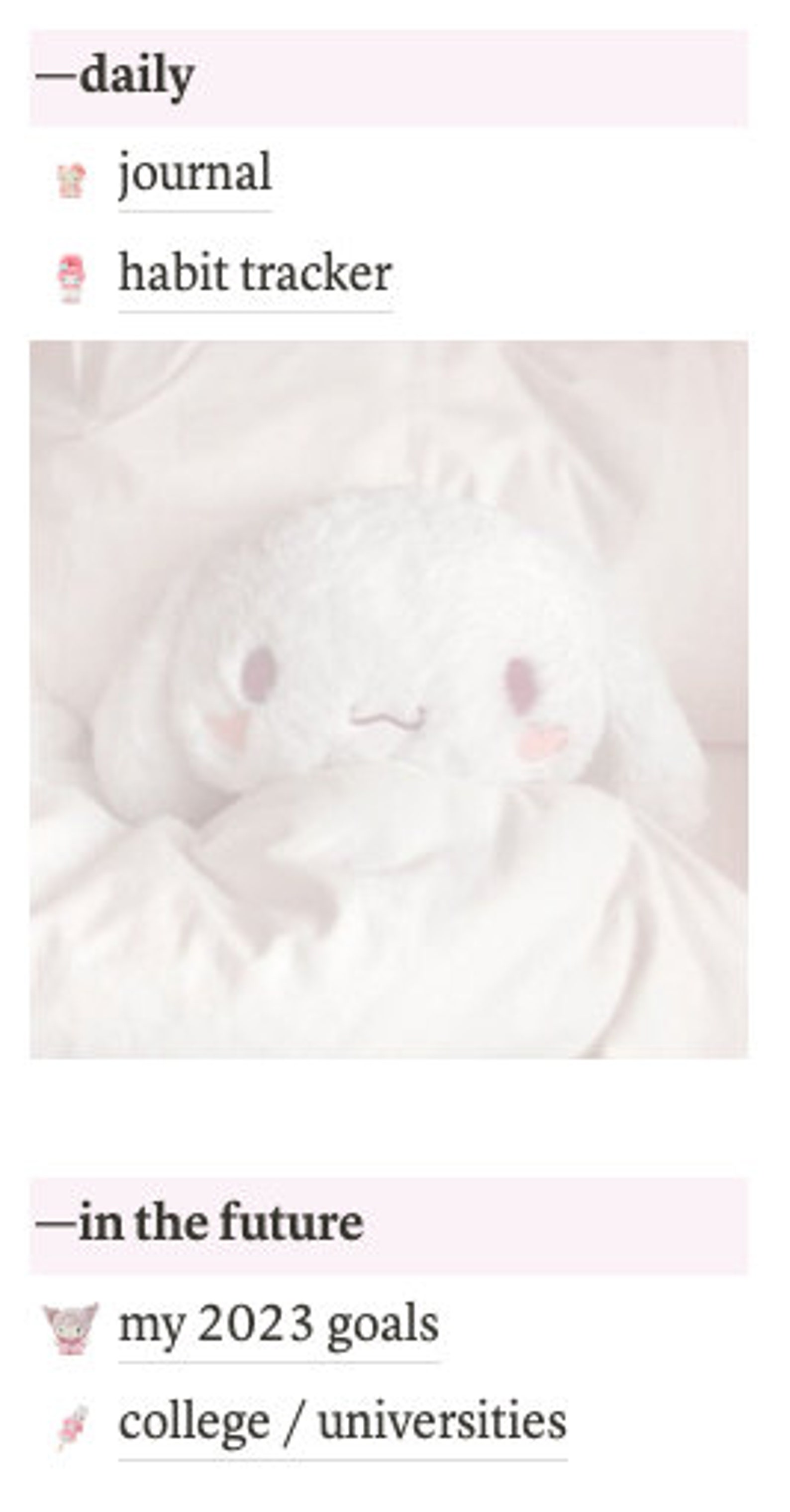 Notion Layout ~ Kawaii Theme - Etsy