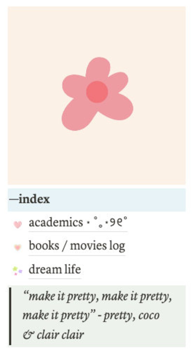 Notion Layout ~ Danish Pastel Theme - Etsy