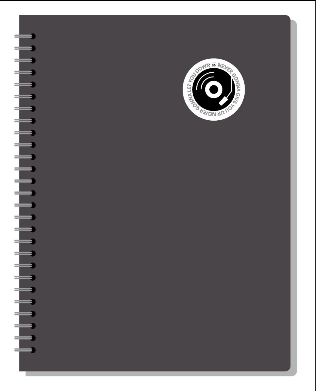 Rick Roll Astley Fun Record Turntable Retro Sticker Never Gonna Give ...