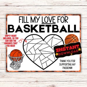 Basketball Fundraiser, Fill My Heart, Fill My Love for Black Out Board ...