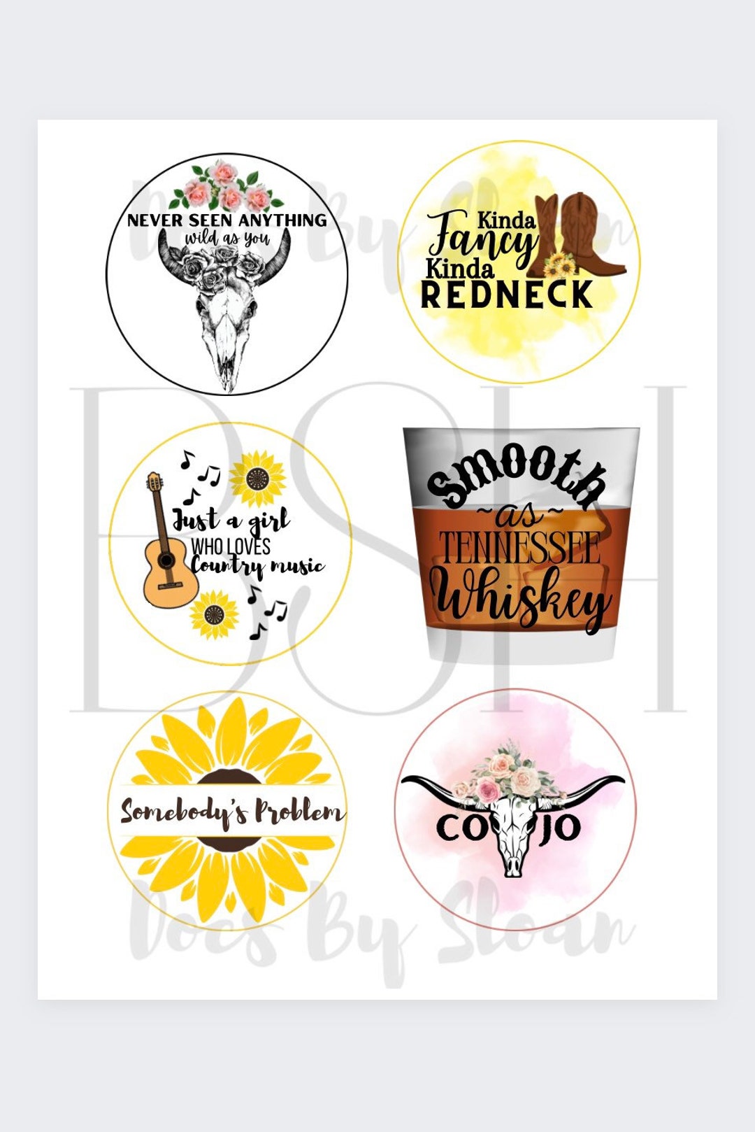 Set of 11 Bundle of Cardstock Rounds | Cardstock for Car Freshies ...