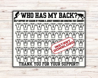 Color My Football Fundraiser Digital Download - Etsy