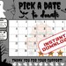 Dance October Halloween Pick a Date to Donate, Fundraiser, Pay the Date ...