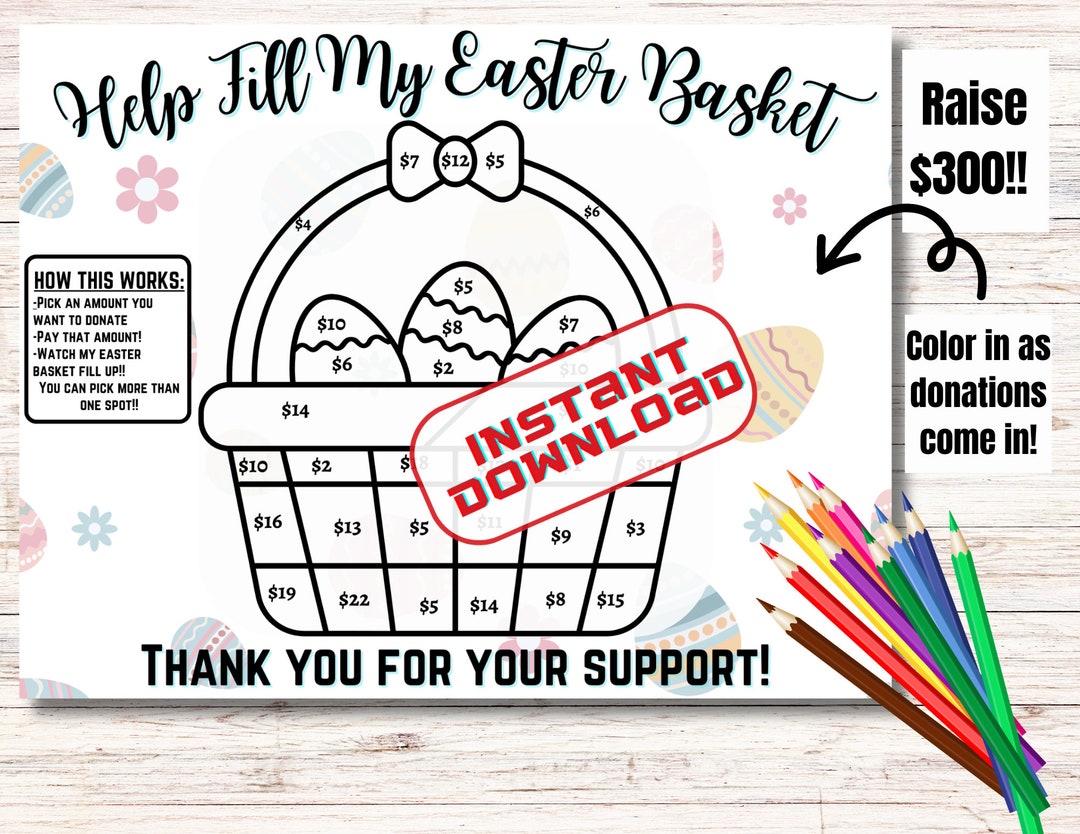 All Purpose Fill My Easter Basket, Black Out Board, Pick a Date to ...