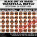 EDITABLE Basketball Black Out My Board, Basketball Raffle, Flyer ...