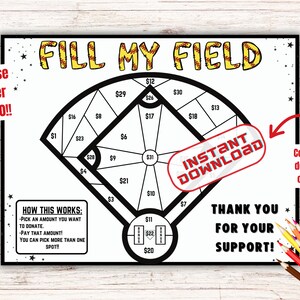 Softball Fundraiser, Fill My Field Fundraiser, Softball Pick a Date ...