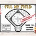 Editable Softball Fundraiser, Fill My Softball Field Fundraiser ...