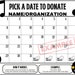 Editable Music Pick a Date to Donate, Band Fundraiser, Choir Fundraiser ...