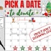 EDITABLE Church Pick a Date Fundraiser Calendar Sponsor a Date Easter ...