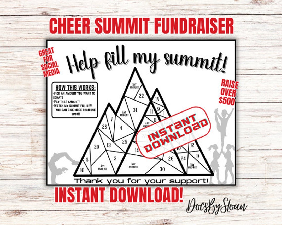 Cheer Summit Black Out My Board, Fill My Summit, Pick a Date to Donate ...