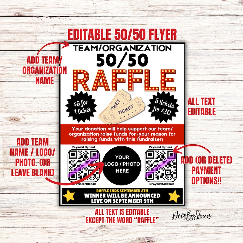 Raffle Sign - Etsy