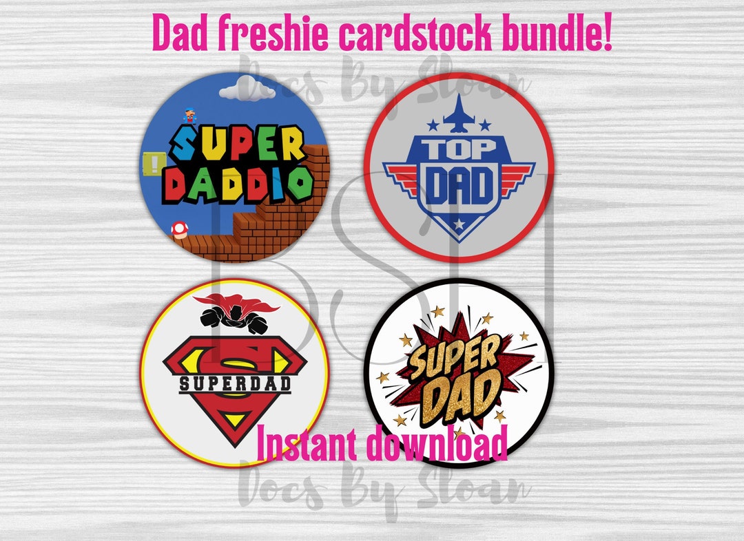 Dad Cardstock Bundle, Dad, Freshies, Digital Cardstock Download ...
