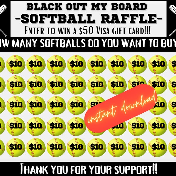 Black Out My Board Fundraiser - Etsy