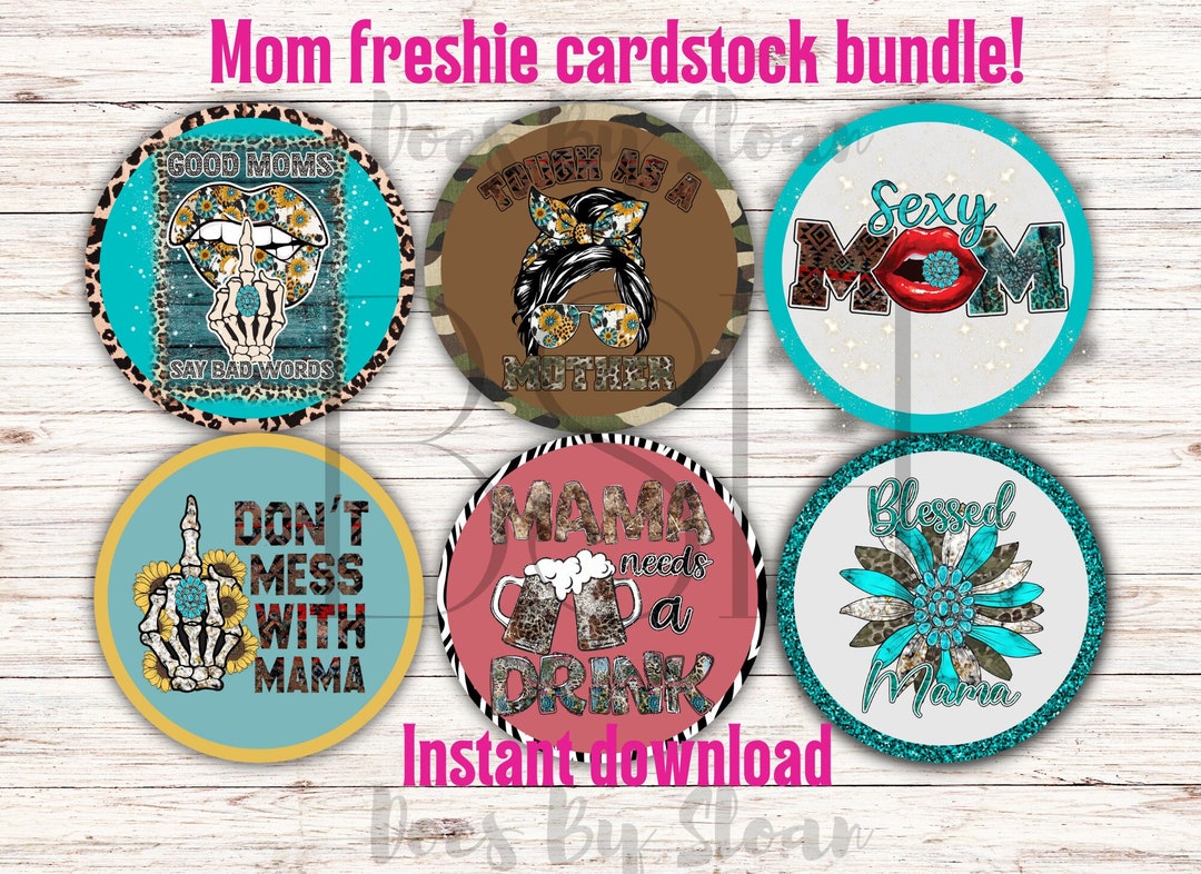 Mom Western Country Cardstock Bundle, Mom, Freshies, Digital Cardstock ...