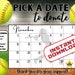 Softball Fundraiser, Home Run Pick a Date to Donate, Pay the Date ...