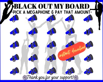 All Purpose Black Out My Board Pick a Date to Donate - Etsy