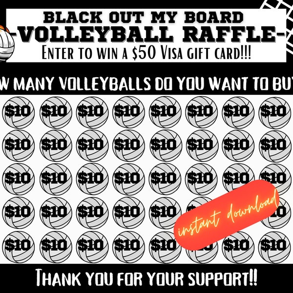 Black Out My Board Fundraiser - Etsy