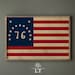 Vintage American Flag Printable, Bennington Flag, 76 American Flag ...