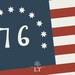 Colonial American Flag Printable, Bennington Flag, 76 American Flag ...