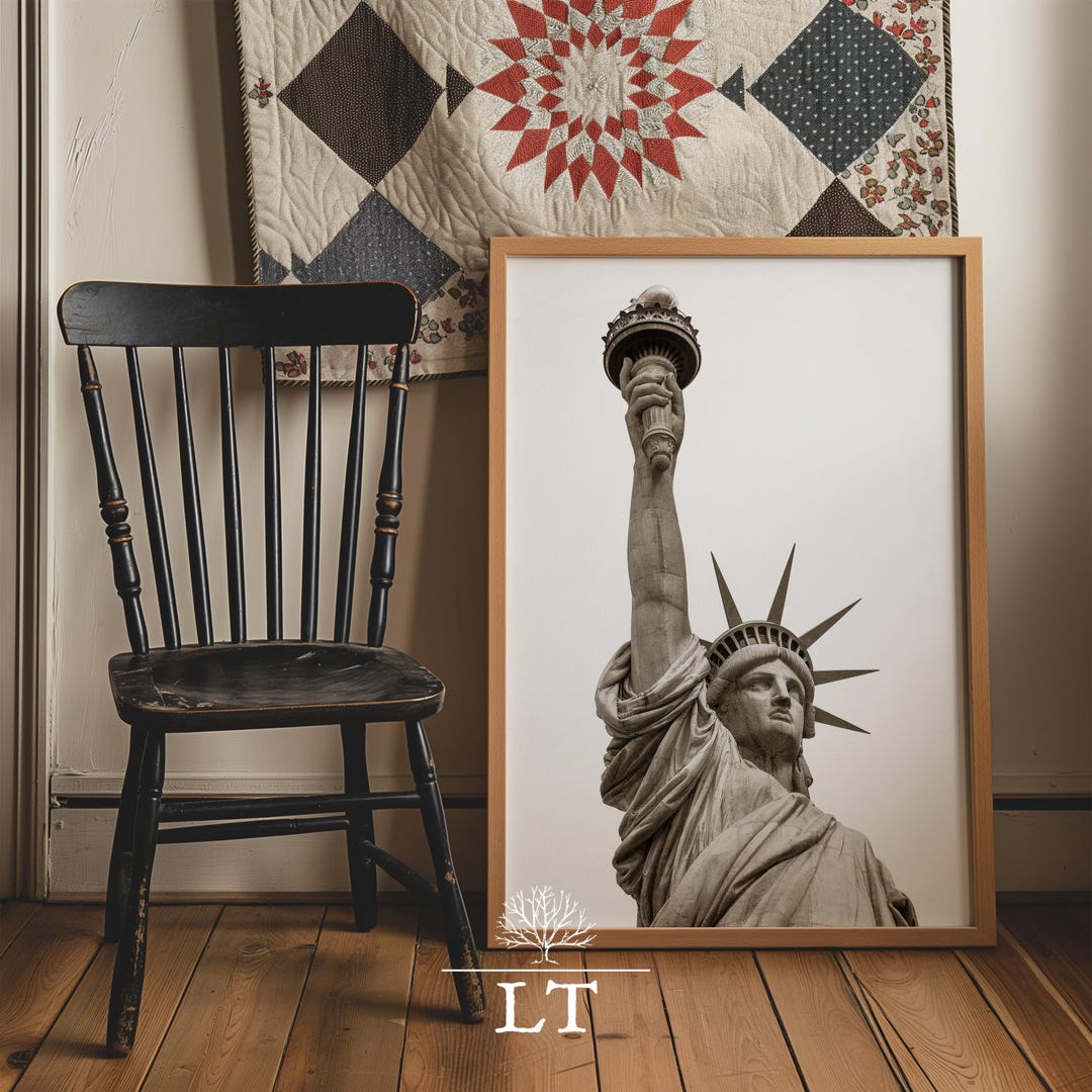 Statue of Liberty Vintage Poster Print, Statue of Liberty Print - Etsy