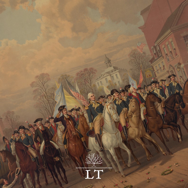 George Washington Patriotic Art Vintage Patriotic Printable New York ...