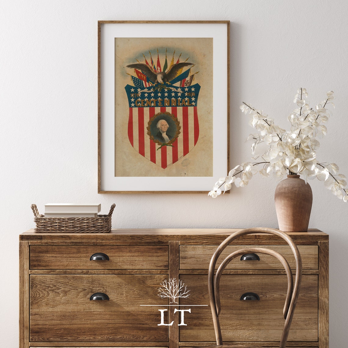 1876 Centennial Independence Day Printable, Patriotic Vintage Print ...