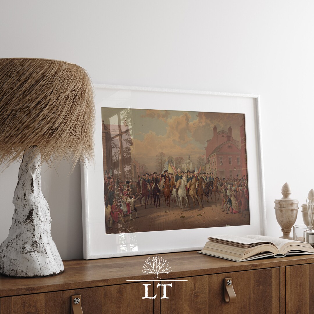 George Washington Patriotic Art | Vintage Patriotic Printable | New ...