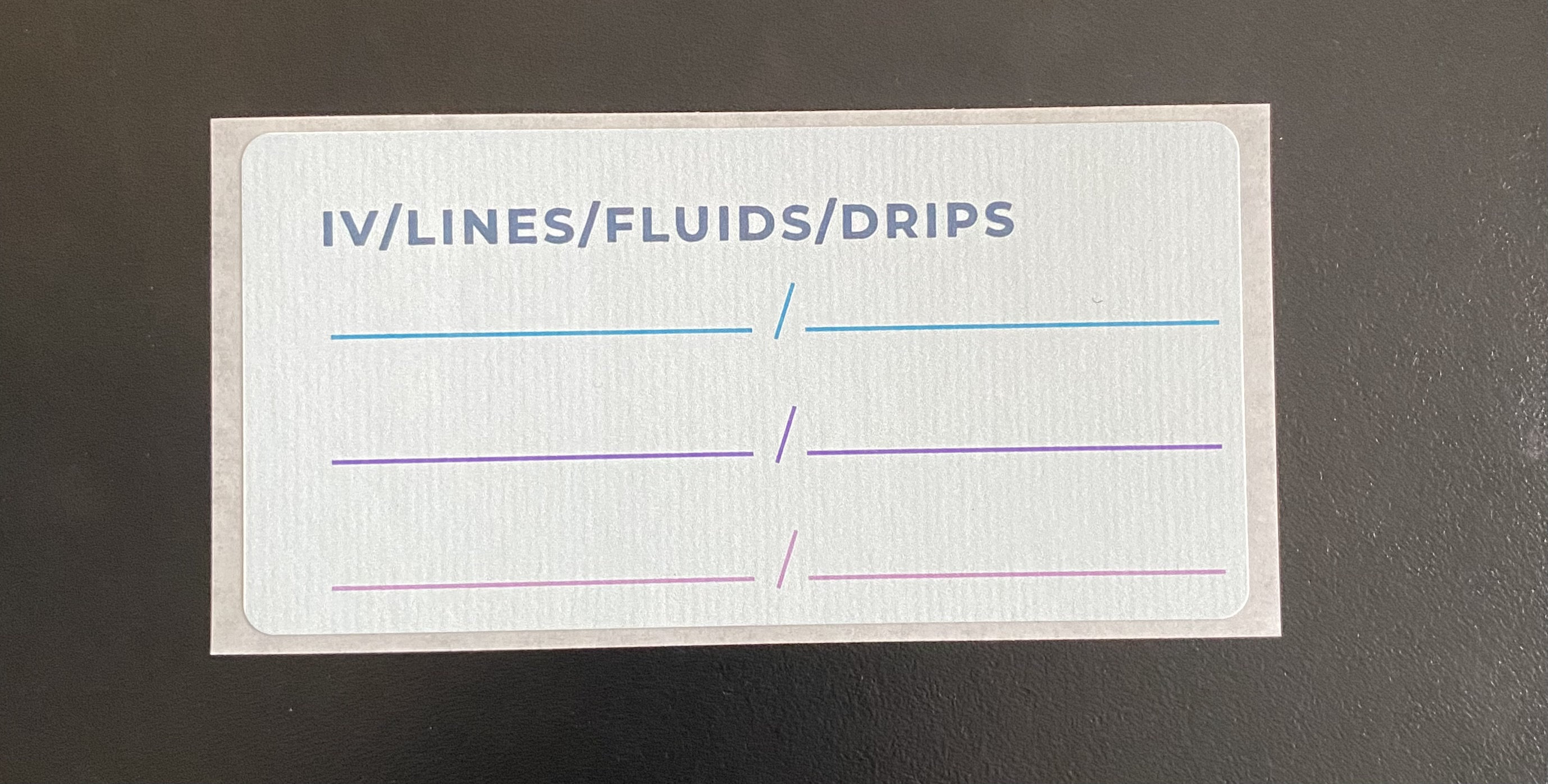 Iv Lines/iv Fluids Gtt Stickers Med Surg/icu for MD, RN, Nursing ...