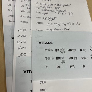 Vitals Post-it Notes for Medical Professionals - Etsy