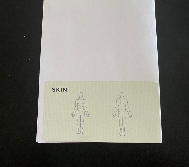 Skin Assessment Sticker for RN, PA,NP and Lpn's. Clinic and Hospital ...