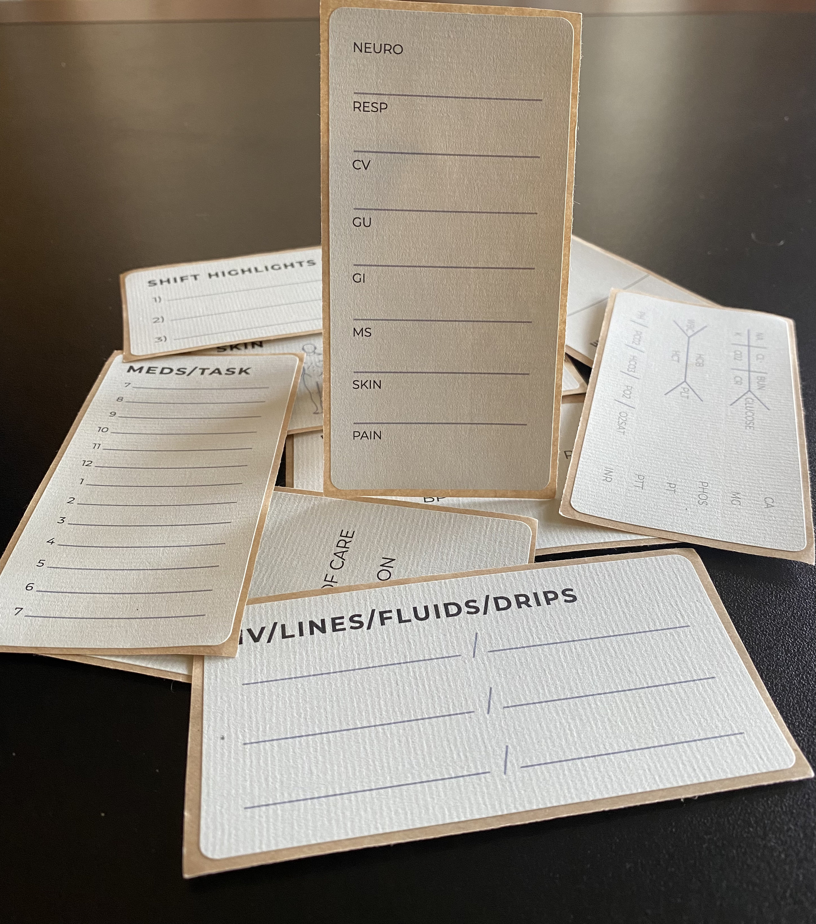 Assessment Sticker Head to Toe Report Sheet ER, Acute Care, Nurse ...