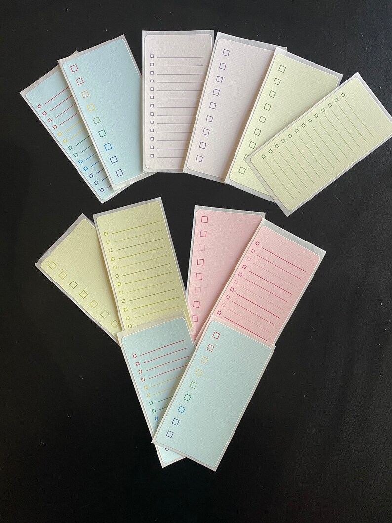Paper Essentials, Task & Check List Stickers, Organizer, To-do Planner ...