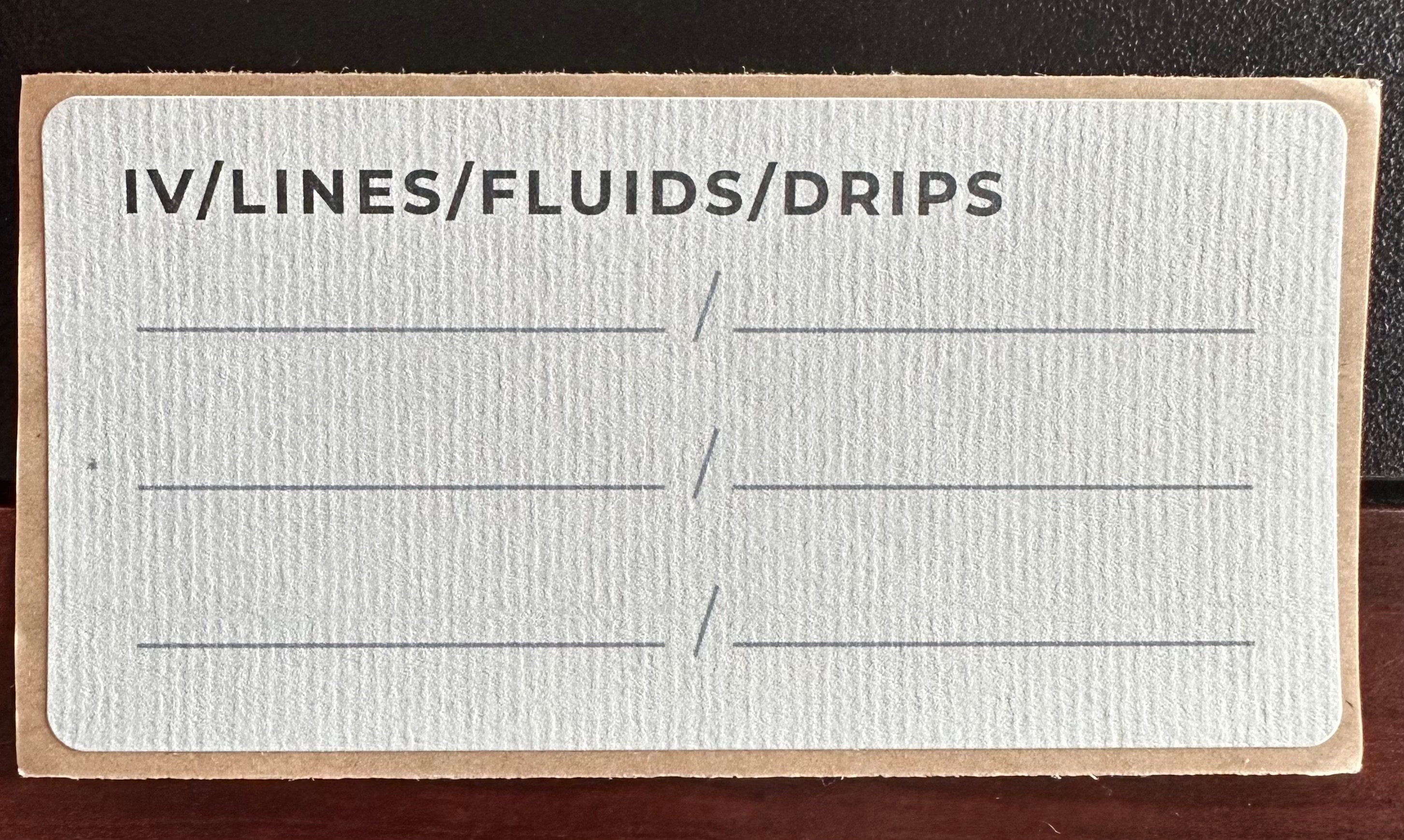Iv Lines/iv Fluids Gtt Stickers Med Surg/icu for MD, RN, Nursing ...