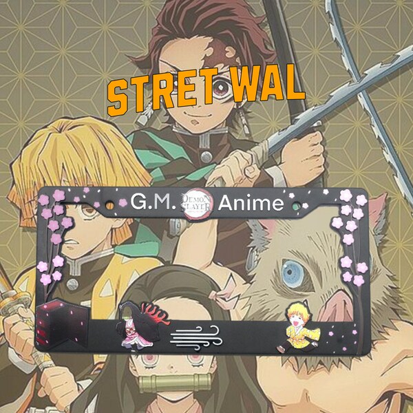Anime License Plate Frame - Etsy