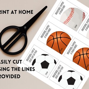 Sport Valentine Cards | Printable Sport Valentine's Day Cards for Kids ...