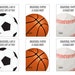 Sport Valentine Cards | Printable Sport Valentine's Day Cards for Kids ...