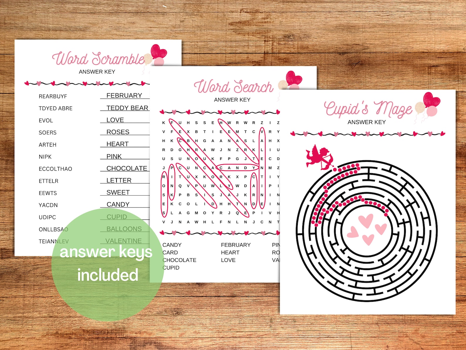 Valentine's Day Games Bundle | Printable Valentine Games for Kids ...