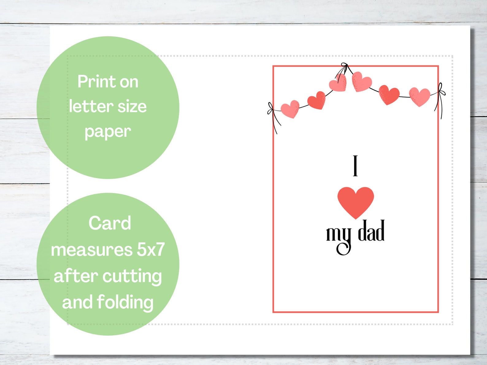 Dad Valentine Gift Bundle | Dad Valentine Card Printable | Things I ...