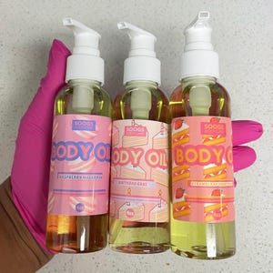 New BODY OILS That Smell Like DESSERT Natural Fragrant Body Oil ...
