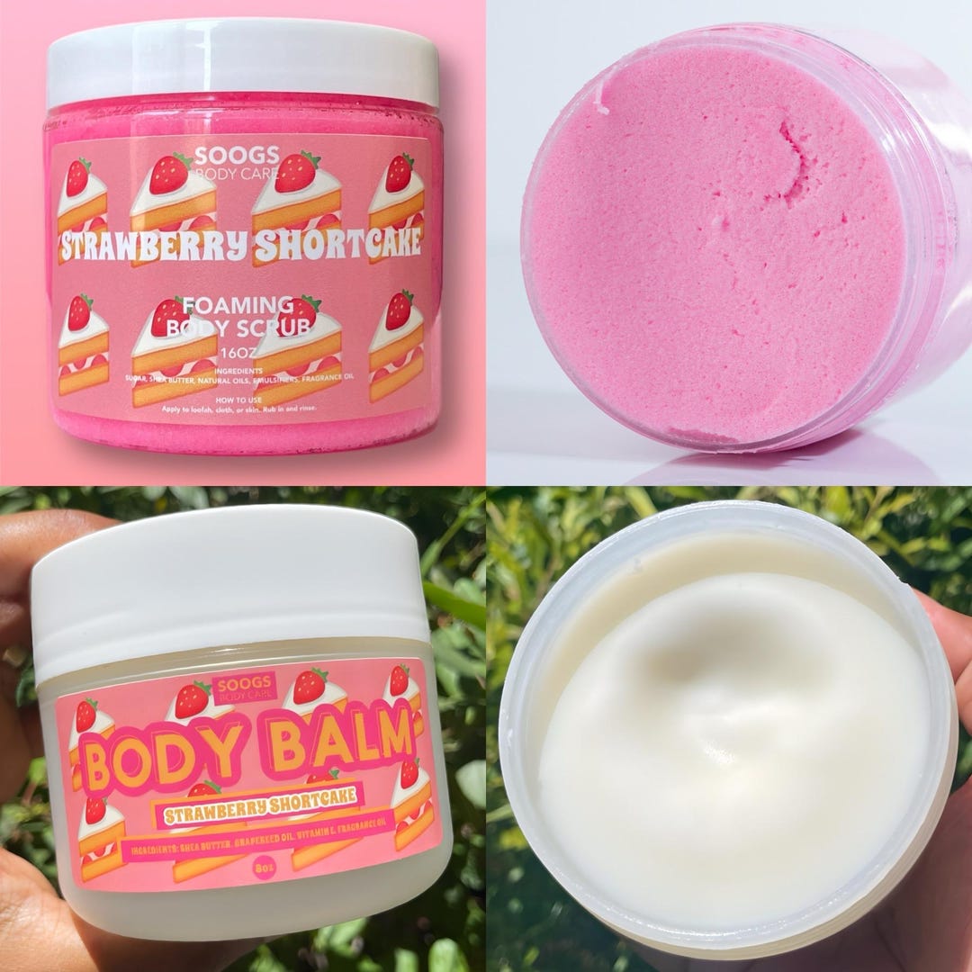 Bodycare Bundles for Self Care Body Balm Moisturizer and Foaming Body ...