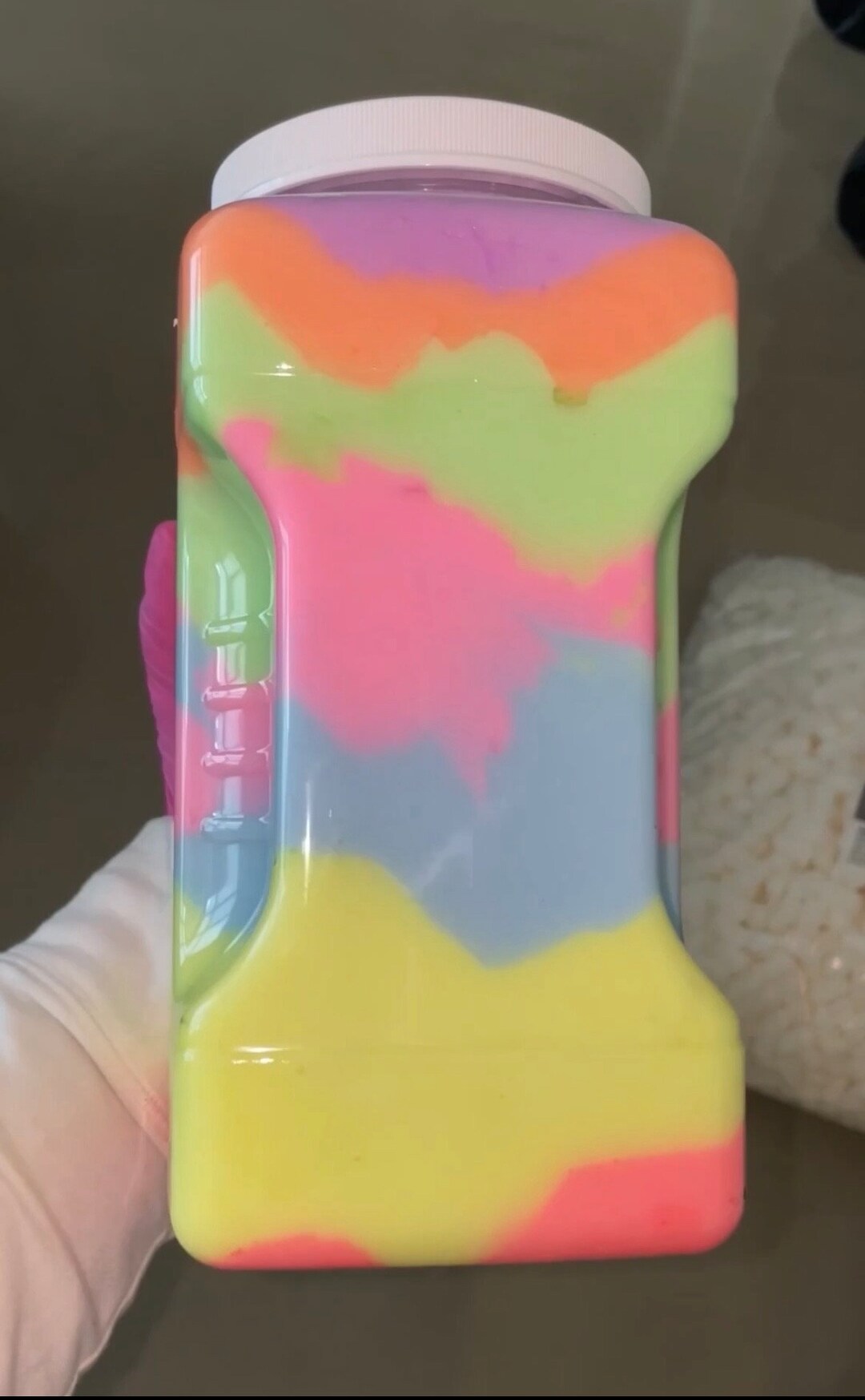 Rainbow Foaming Body Scrub Gallon Multiple Scented Sugar Scrub ...
