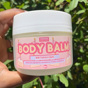 Body Butter Balms for Nourished Skin | Dessert Scent | Natural Bodycare | Moisturizer for Self ...