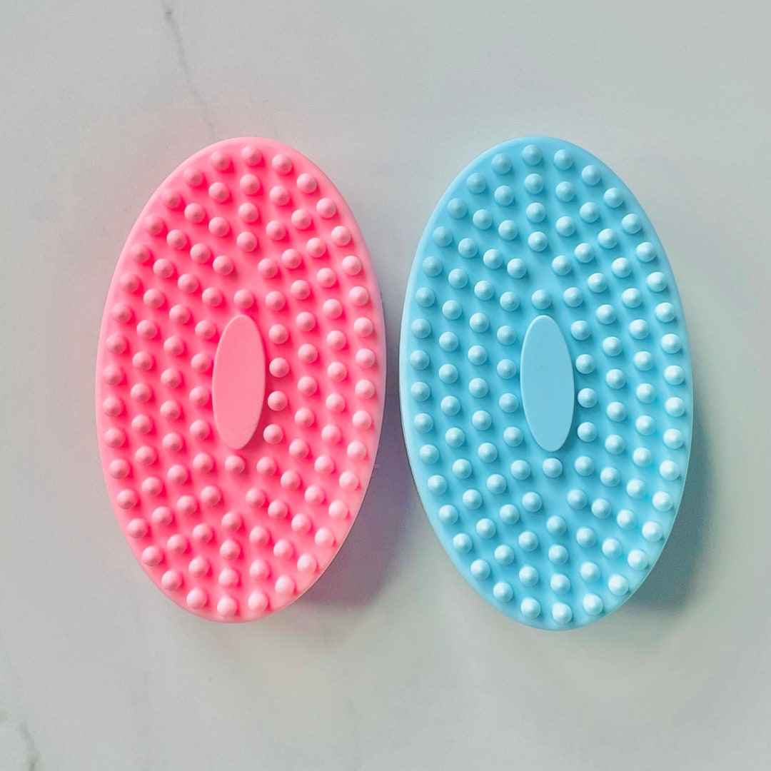 2 Pack Body Scrubber Silicone Bath Sponge Shower Body Scrubber ...