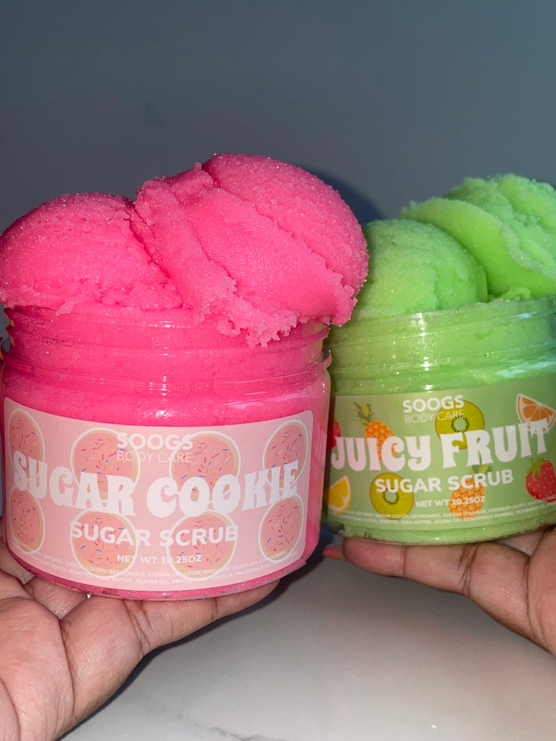 Colorful Exfoliating Body Scrubs Sugar Scrubs Soap Whipped Shea Body ...