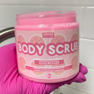 COCONUT CREAM Body Scrub for Soft Glowing Skin Scent Exfoliating Soap Whip Shea Body Polish ...