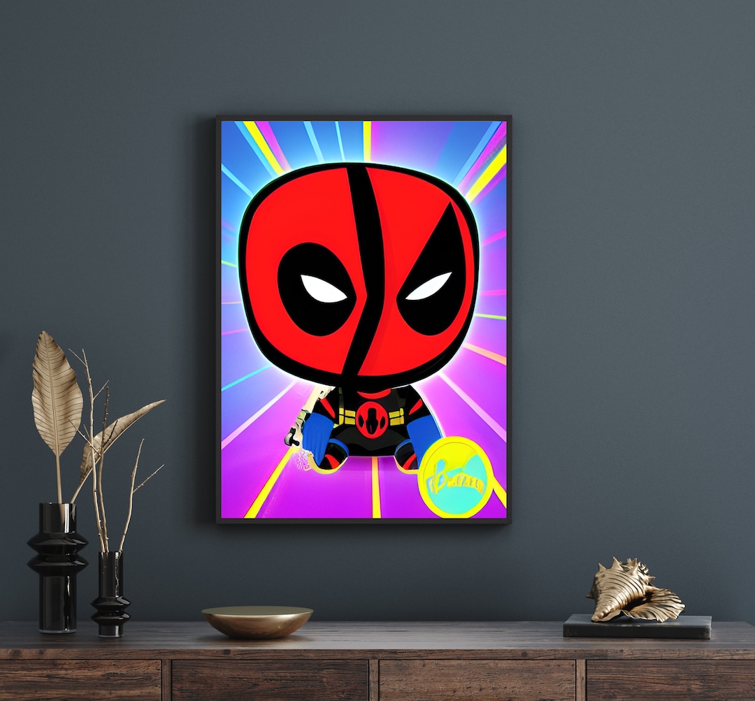 Deadpool Printable Art, Deadpool Poster, Deadpool Print Art, Superhero ...