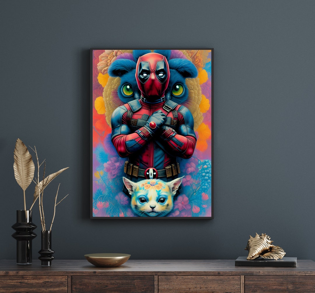 Deadpool Printable Art, Deadpool Poster, Deadpool Print Art, Superhero ...